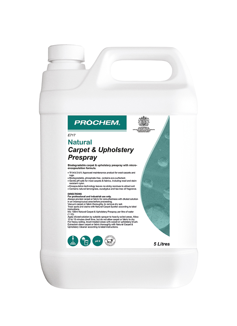 Prochem Natural Carpet & Upholstery Prespray 5 Litre - Four Seasons ...